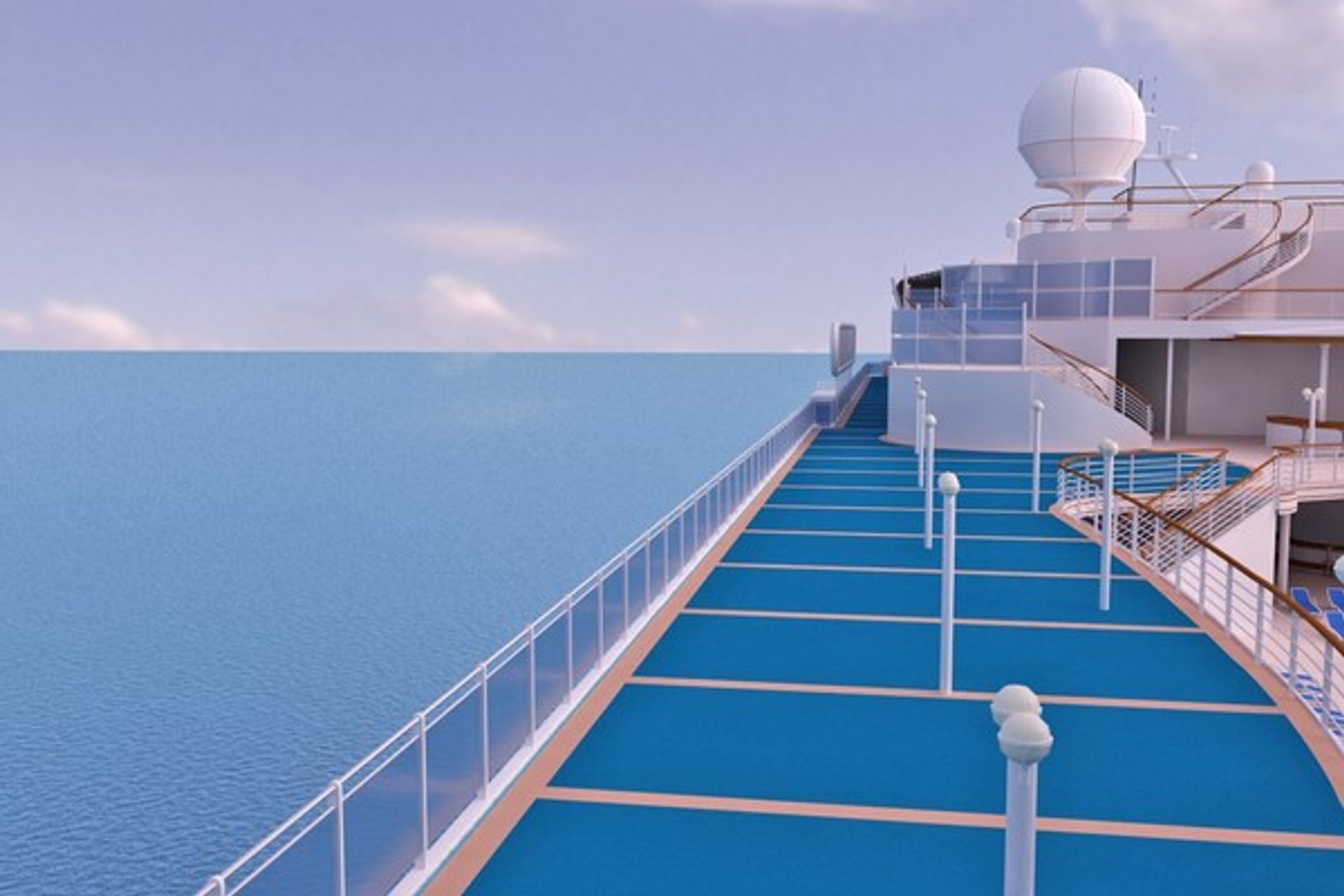 cruise ship caribbean princess 3d model