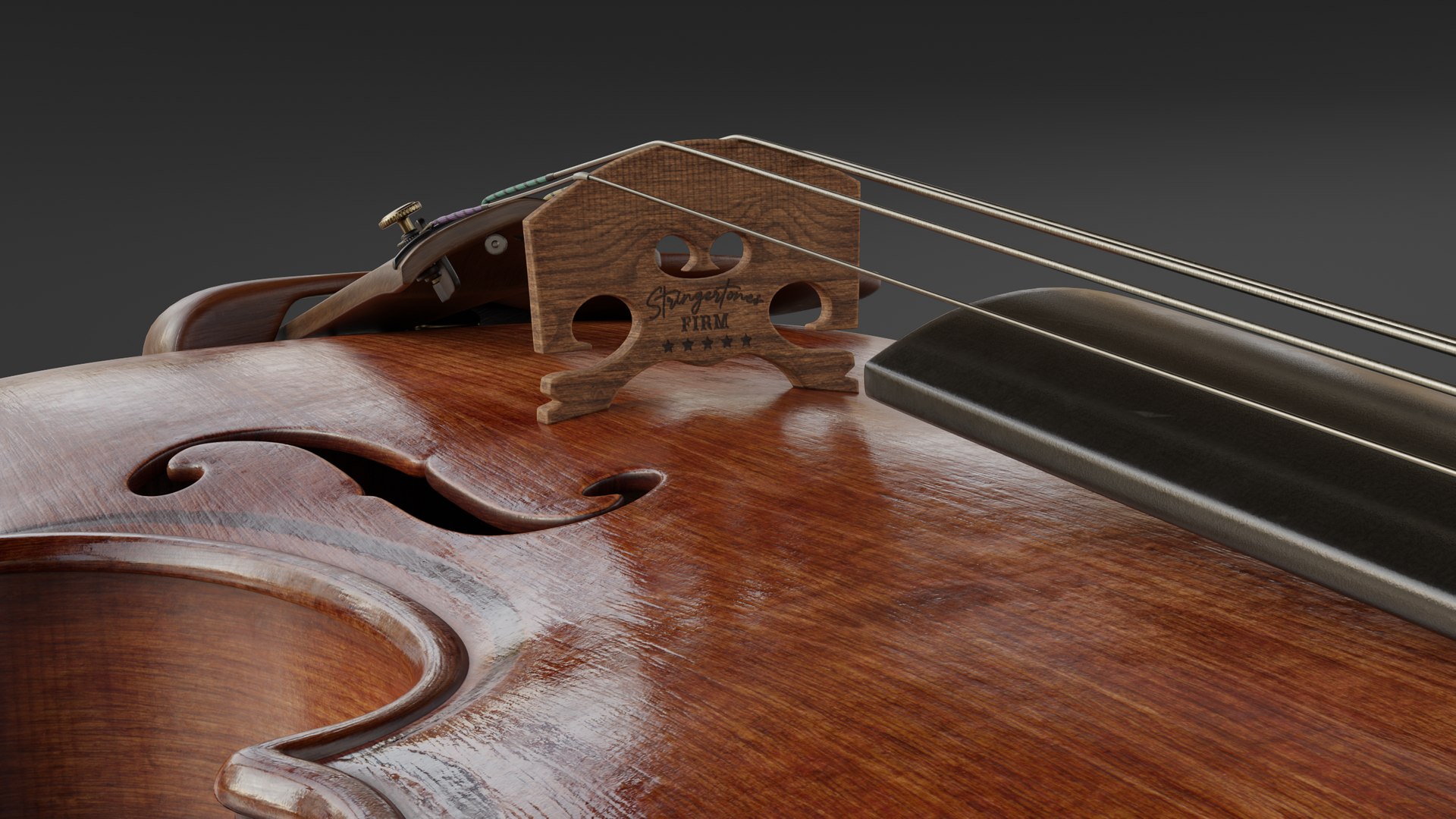 Violin Model - TurboSquid 2218192