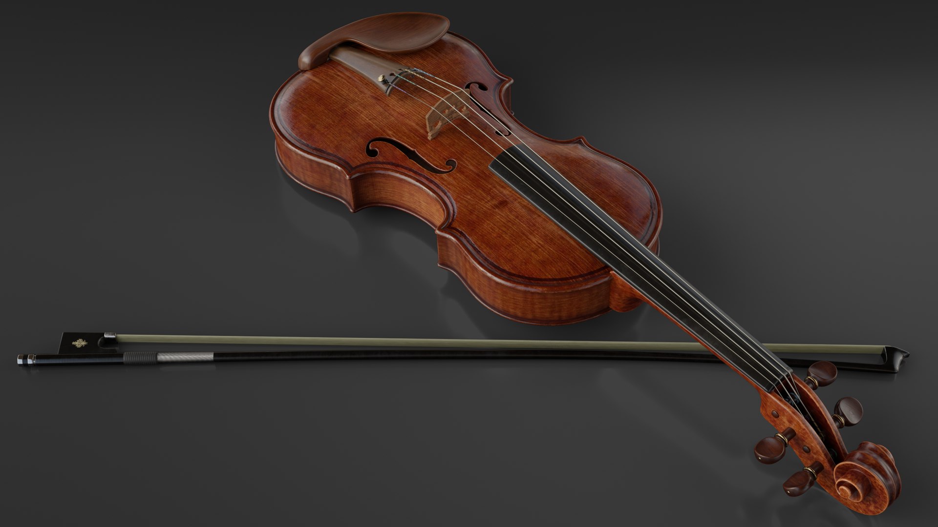 Violin Model - TurboSquid 2218192