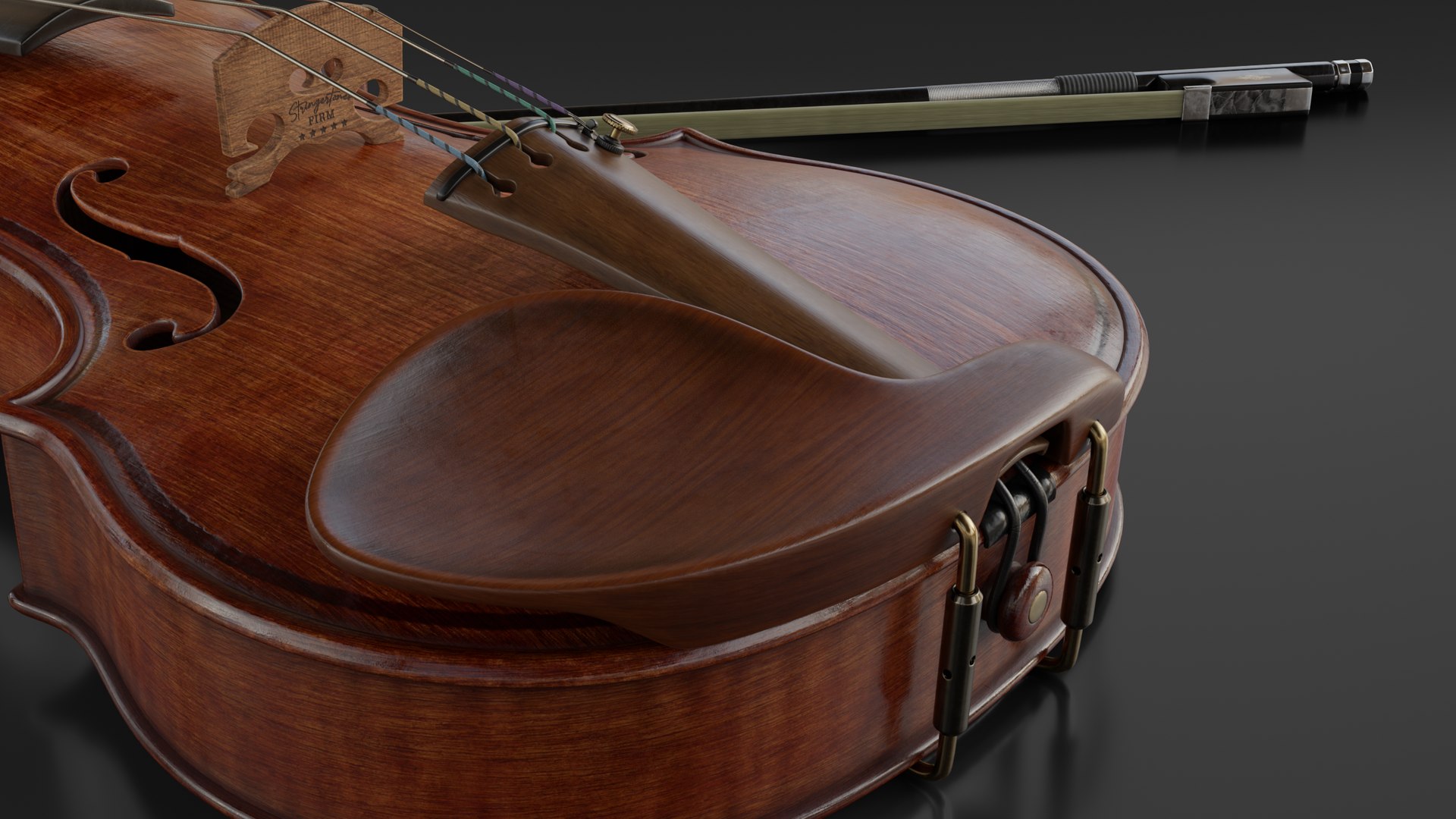 Violin Model - TurboSquid 2218192