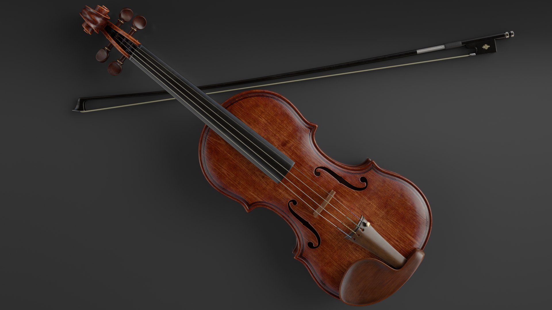 Violin Model - TurboSquid 2218192