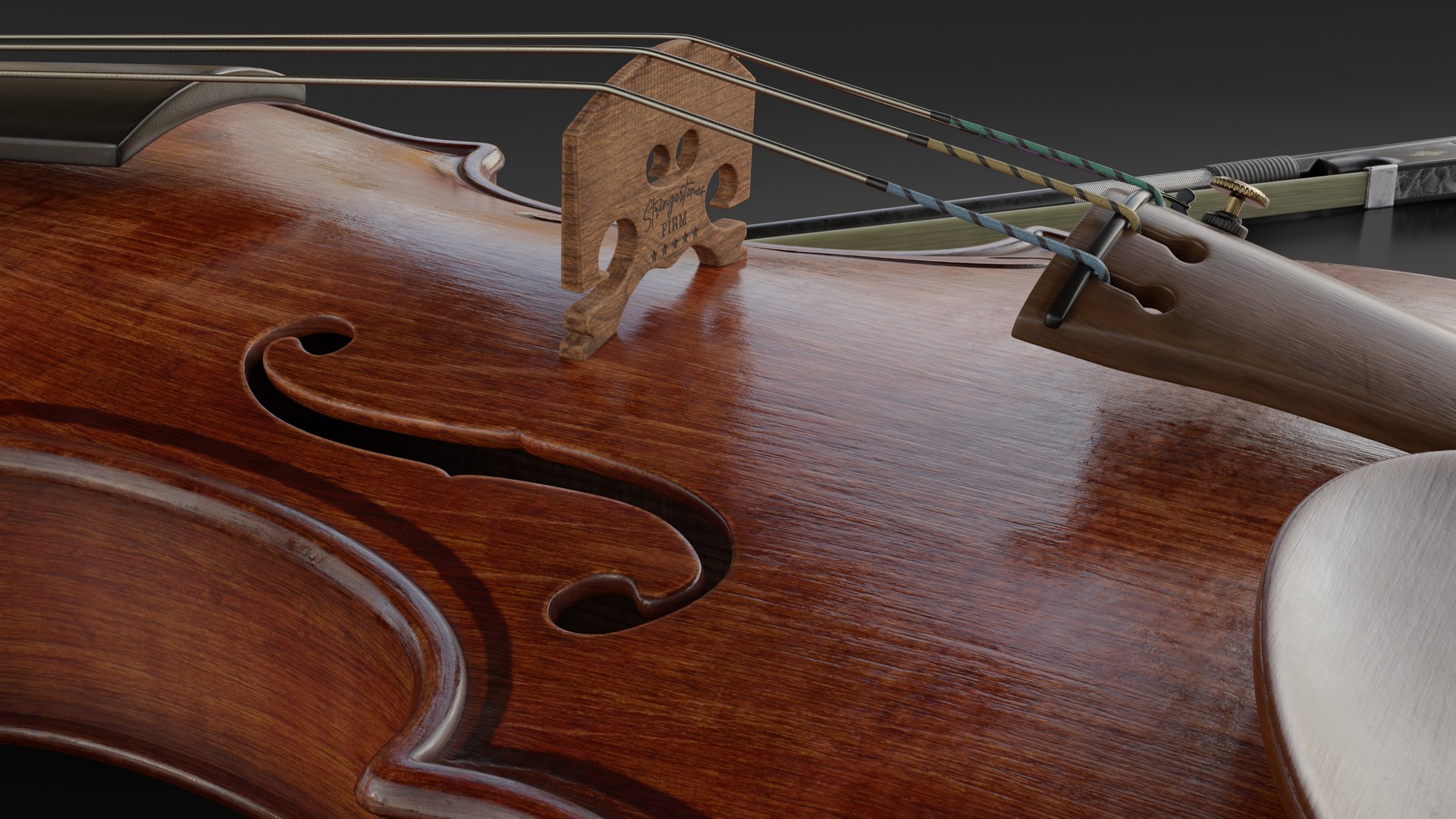 Violin Model - TurboSquid 2218192