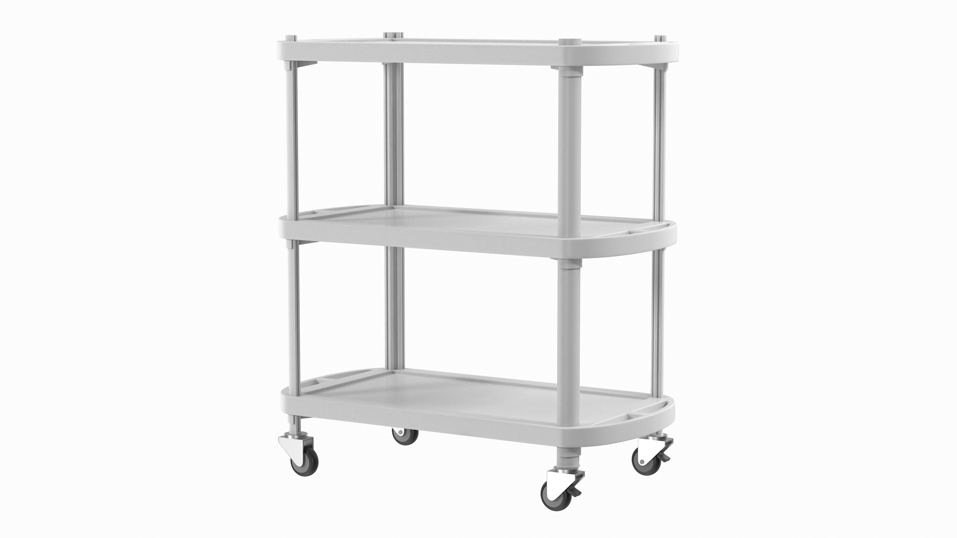 Medical Equipment Trolley White 3D - TurboSquid 2068884