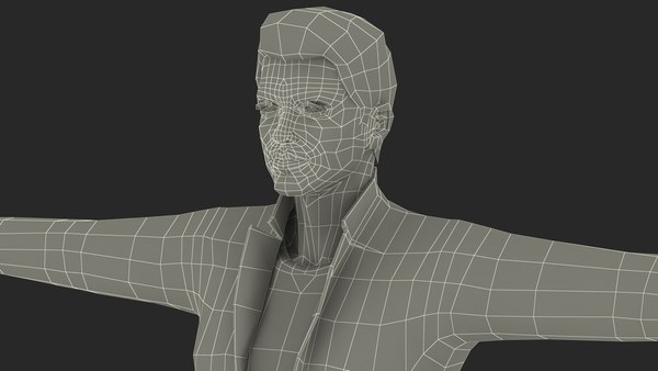 十几岁的男孩时尚风格 T 姿势3D模型 - TurboSquid 1760654