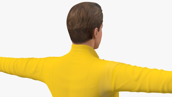 十几岁的男孩时尚风格 T 姿势3D模型 - TurboSquid 1760654