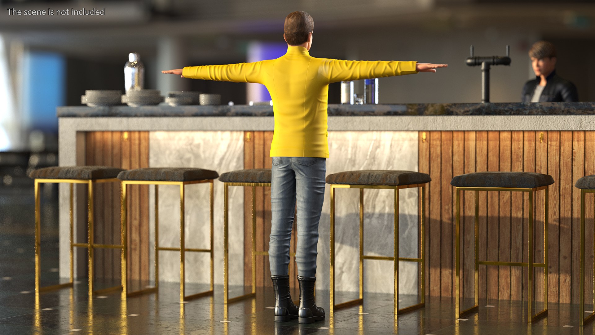 Teenage Boy Fashionable Style T Pose 3D Model - TurboSquid 1760654