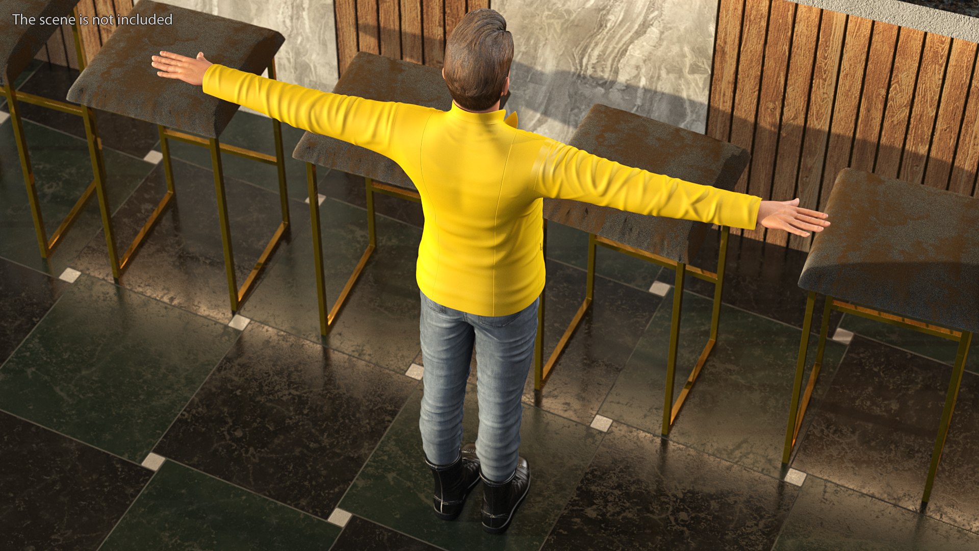Teenage Boy Fashionable Style T Pose 3D Model - TurboSquid 1760654