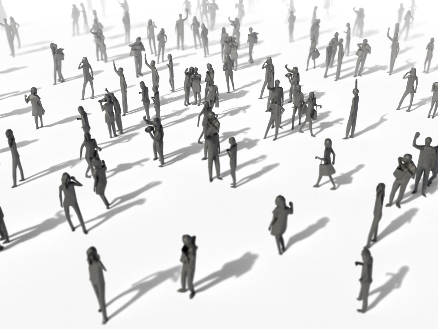 3D People Crowd - TurboSquid 1258955