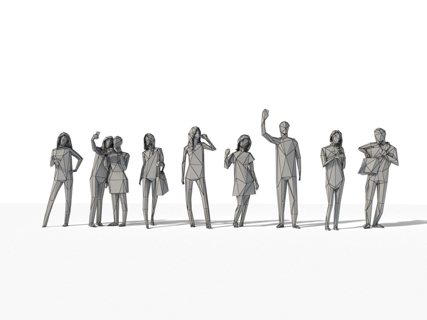 3D People Crowd - TurboSquid 1258955