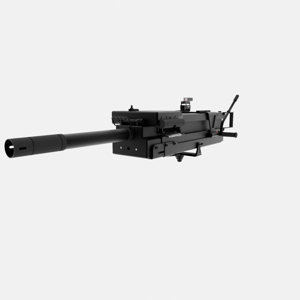 modèle 3D de Mitrailleuse à grenades Heckler et Koch GMG - TurboSquid ...
