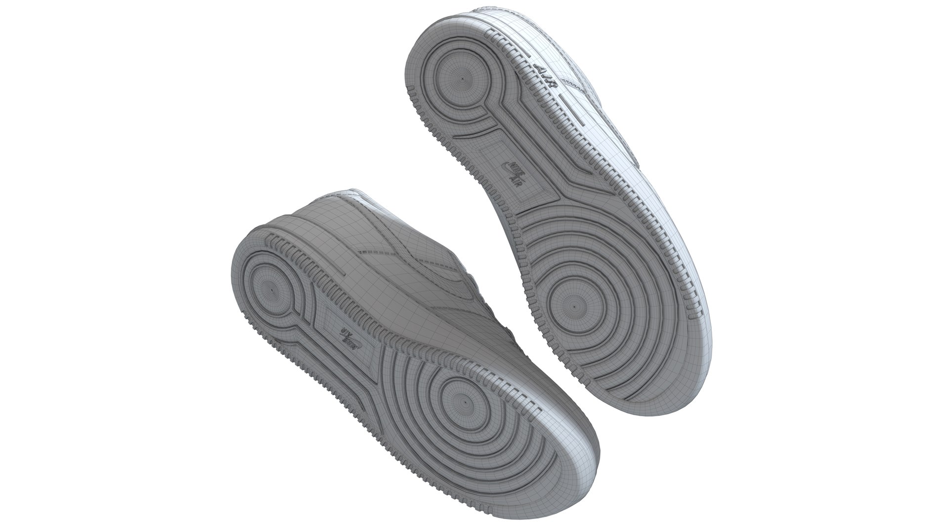3D Nike AF1 Red Model - TurboSquid 2324137