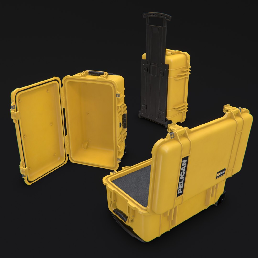 9 Colors Case Pelican 1510 Lowpoly 3D Model - TurboSquid 2076506