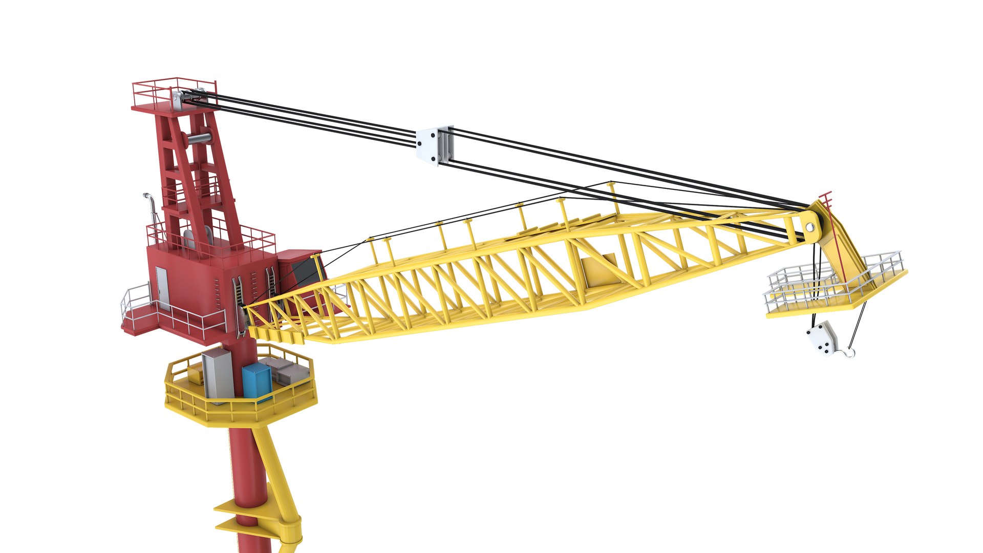Crane Model - TurboSquid 2204870