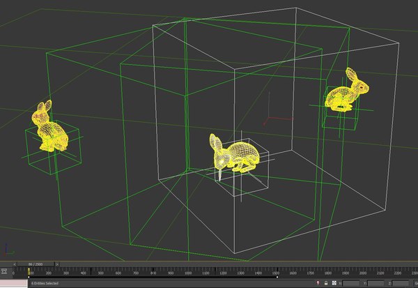 rabbit bunny animation 3d max