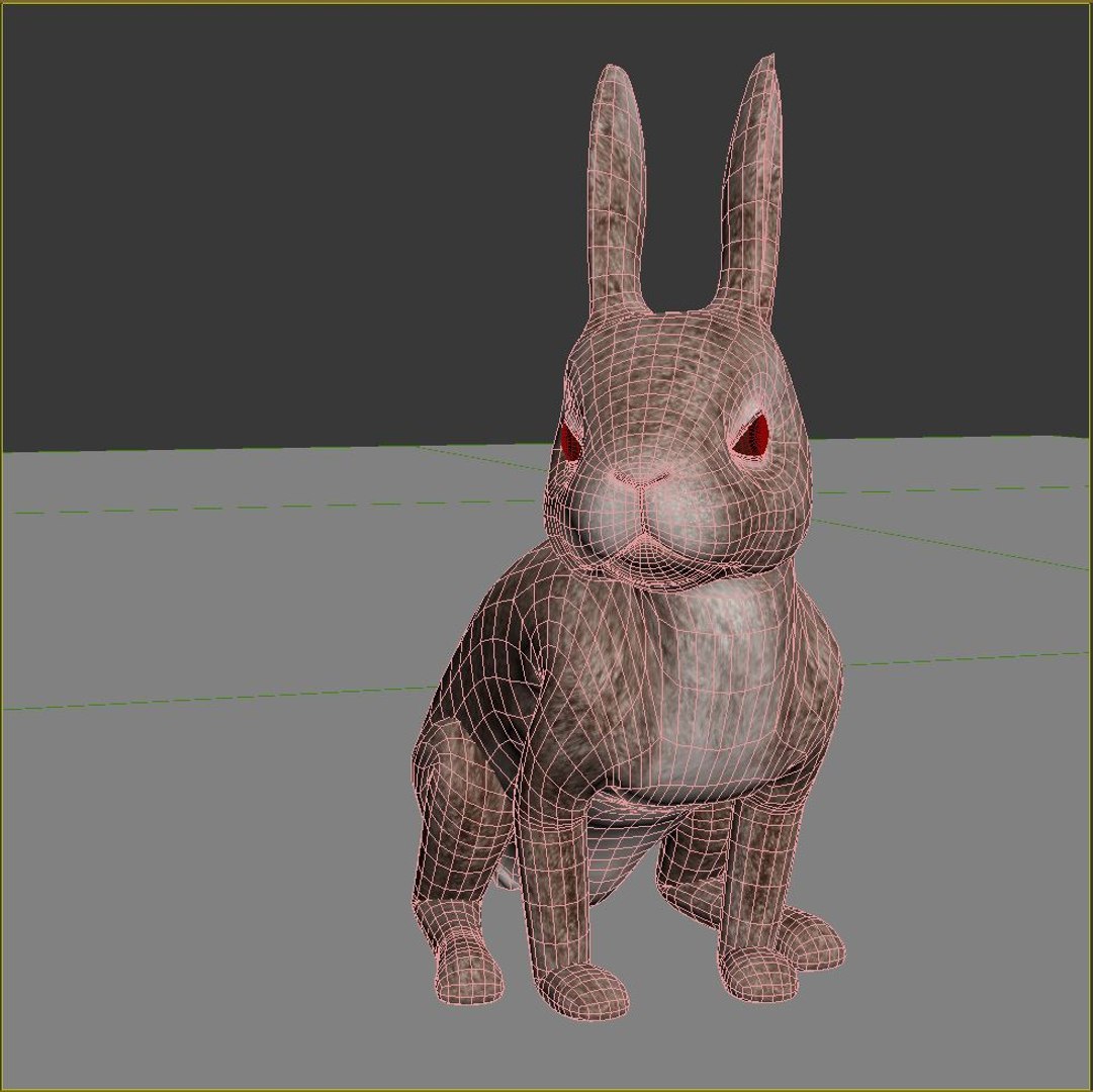 Rabbit Bunny Animation 3d Max
