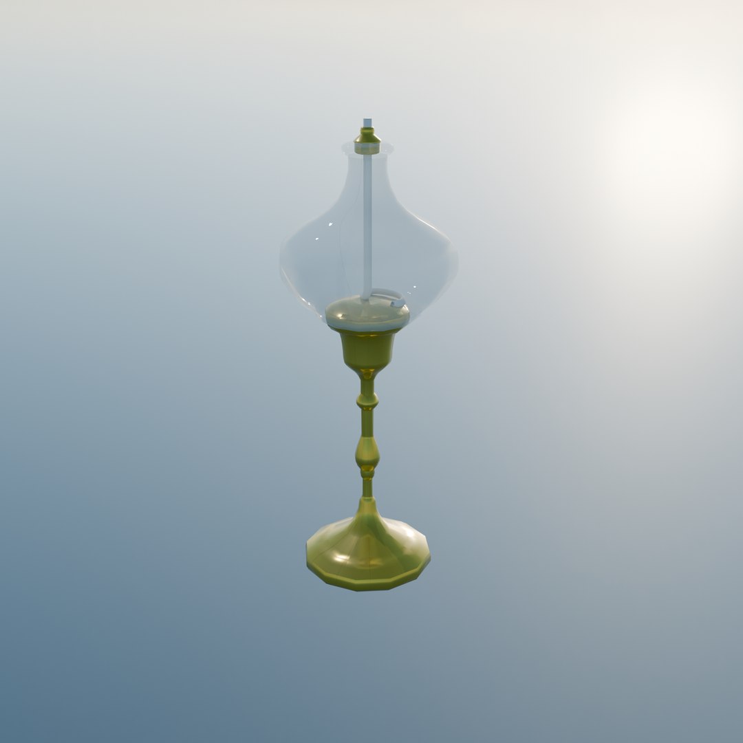 Oil Lamp Model - TurboSquid 2234767
