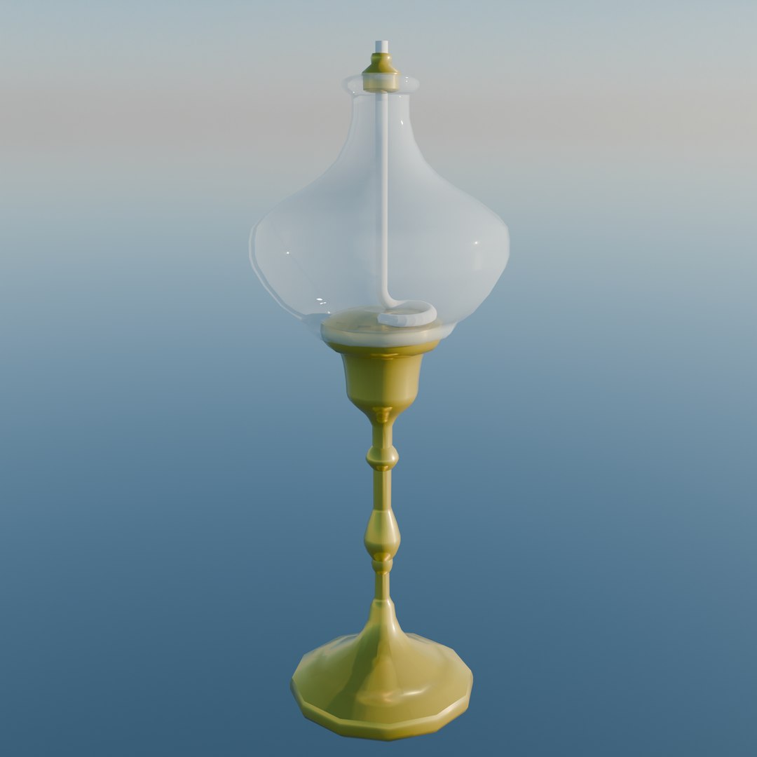 Oil Lamp Model - TurboSquid 2234767