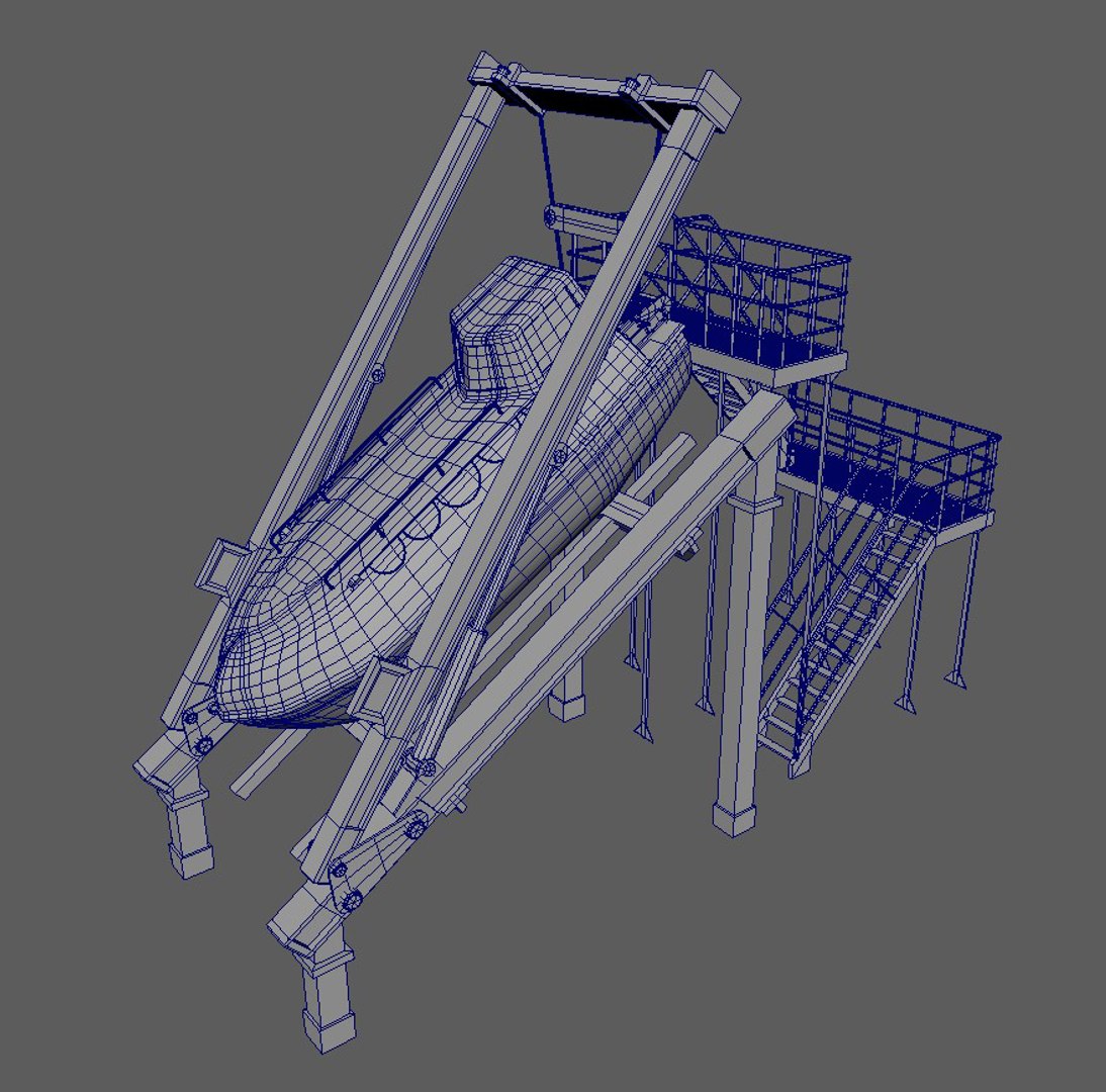 Free-fall Lifeboat Boat 3D Model - TurboSquid 1532724