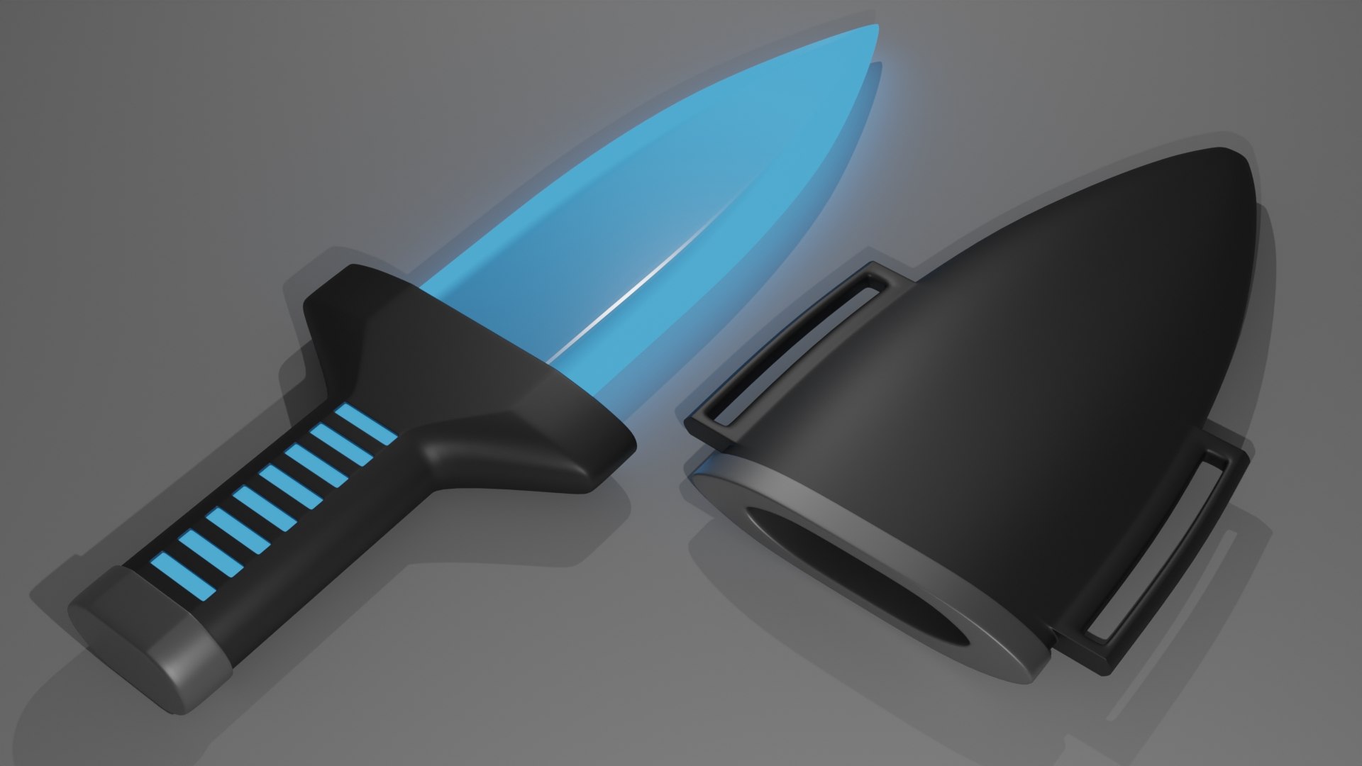 Sci-Fi Dagger 3D Model - TurboSquid 2009324