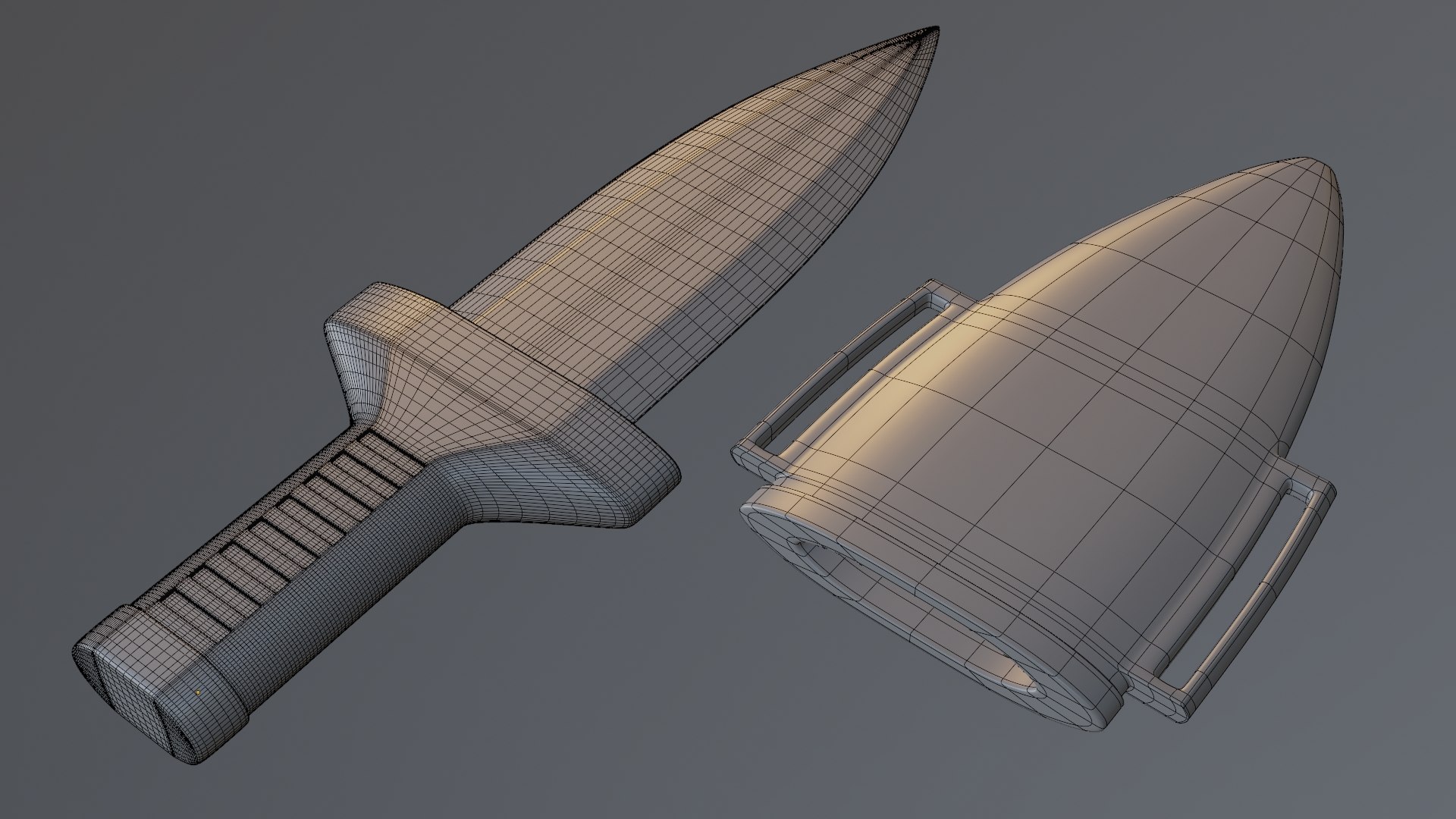 Sci-Fi Dagger 3D Model - TurboSquid 2009324
