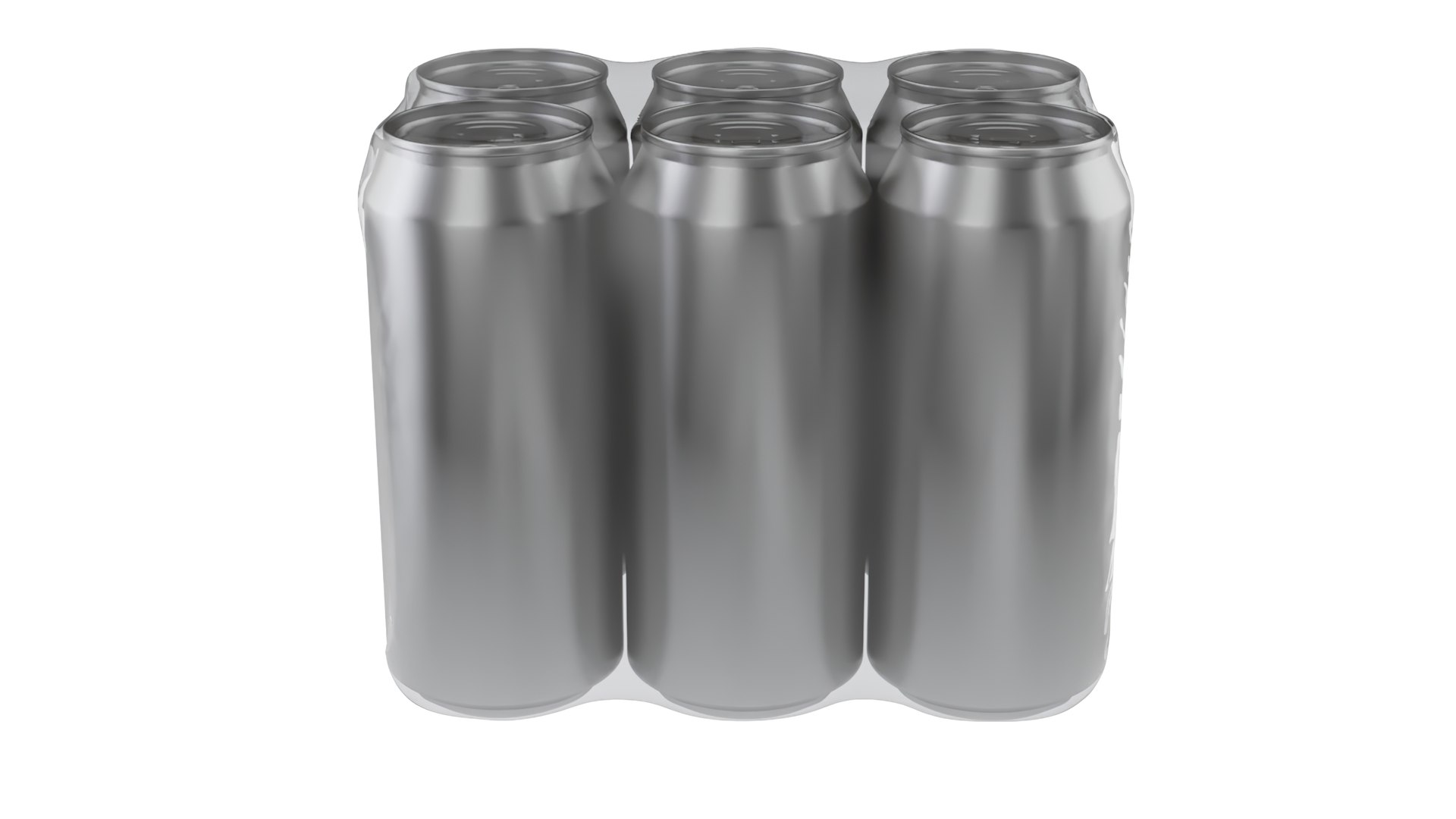 3D Shrink Wrap Cans Model - TurboSquid 2015049