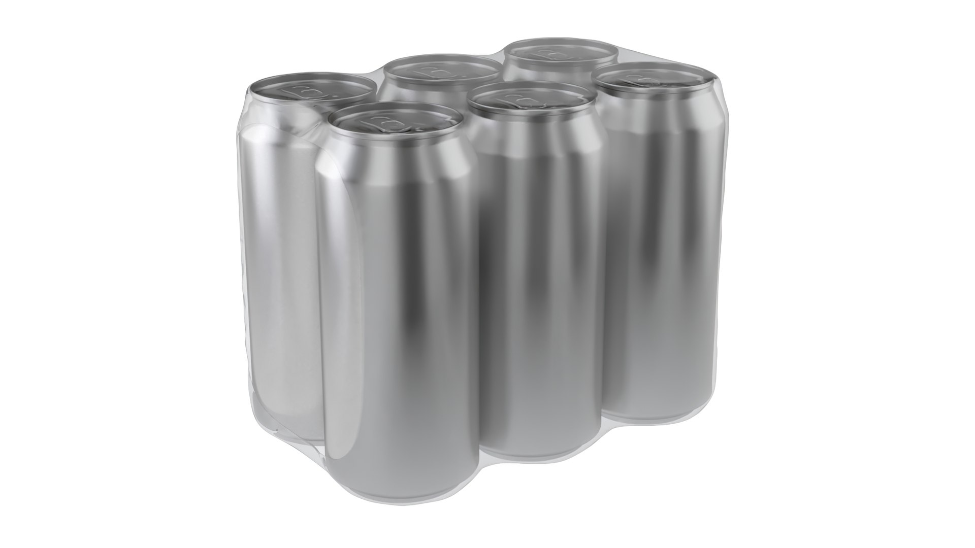 3D Shrink Wrap Cans Model - TurboSquid 2015049