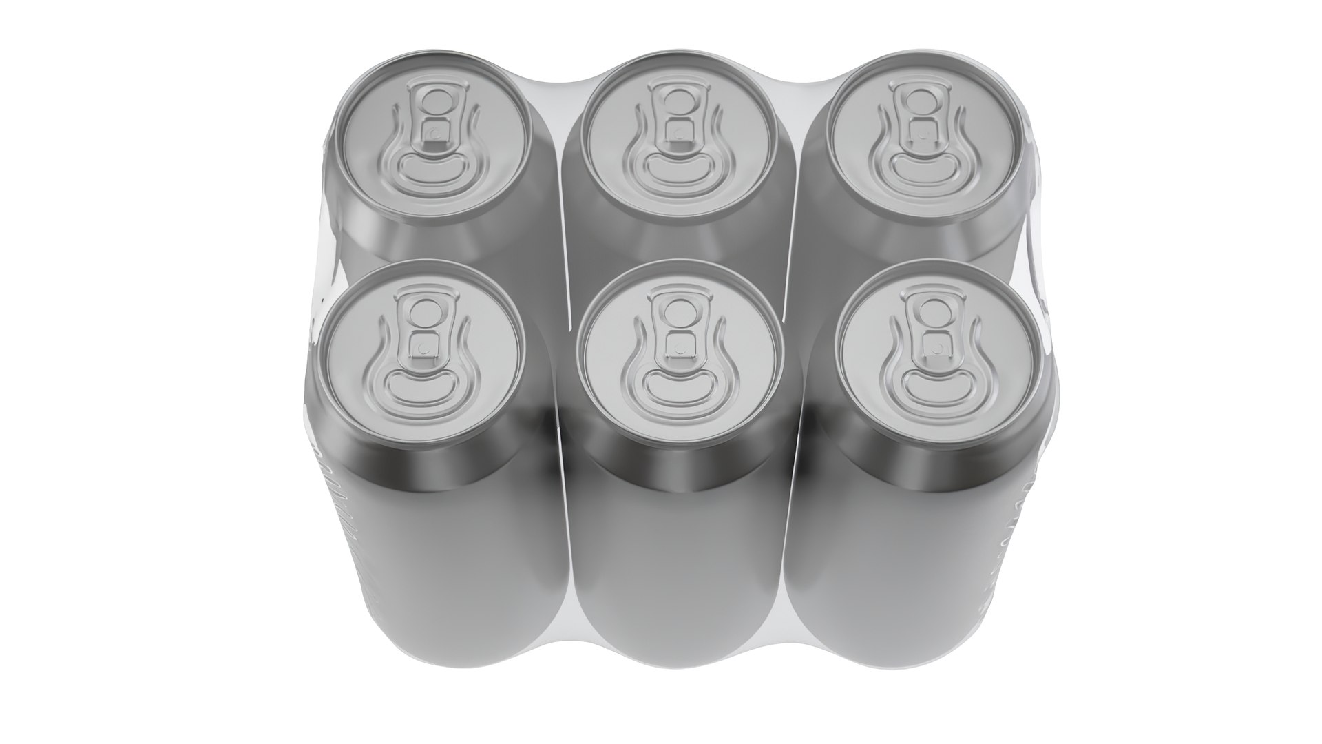 3D Shrink Wrap Cans Model - TurboSquid 2015049