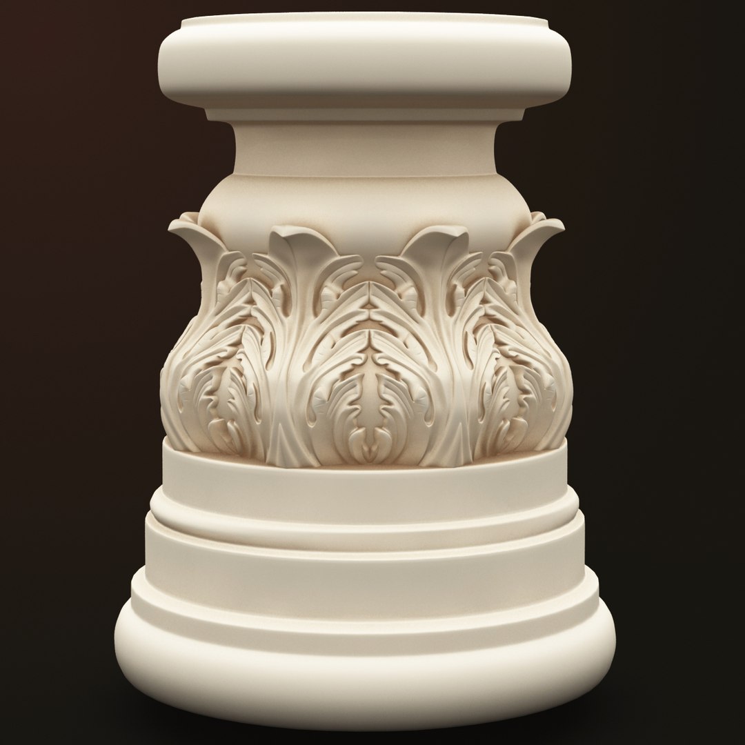 Column Base 3d Model