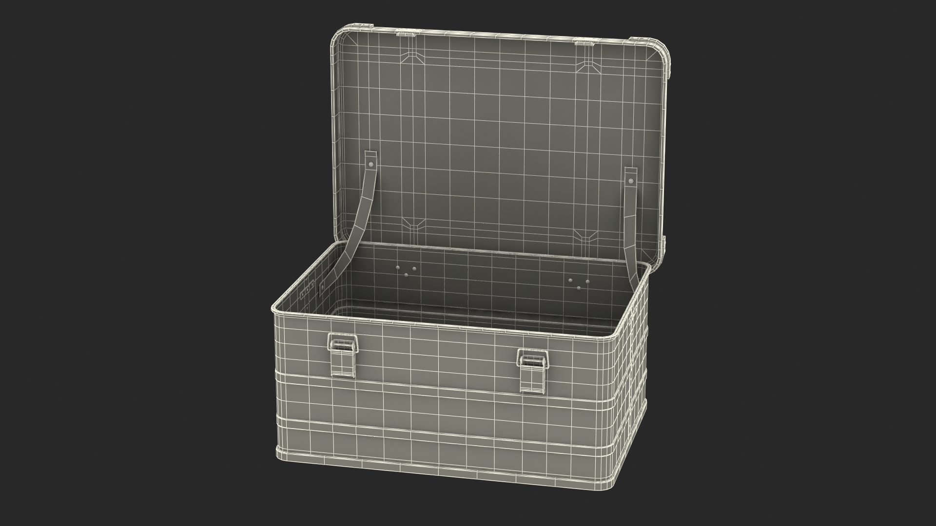 Military Storage Box Medium 3D Model - TurboSquid 2218572