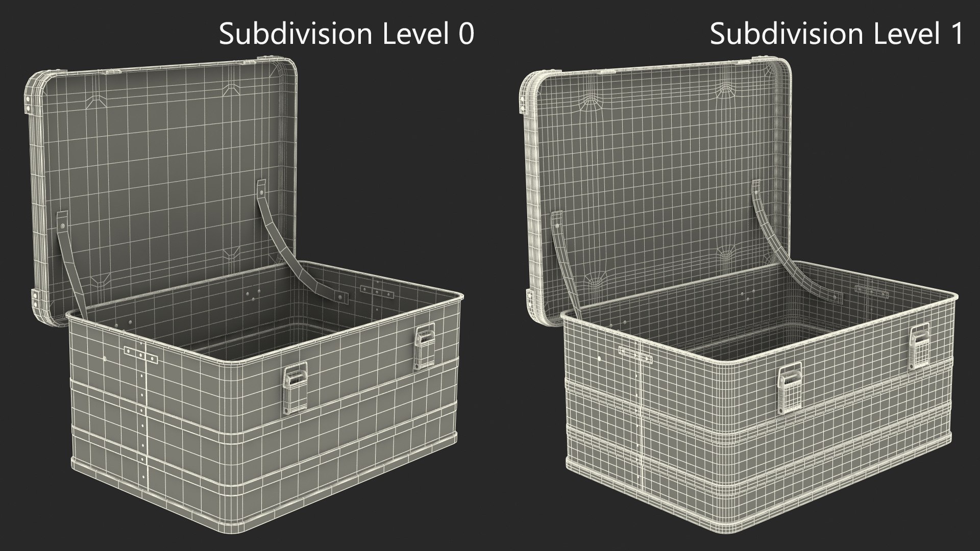 Military Storage Box Medium 3D Model - TurboSquid 2218572