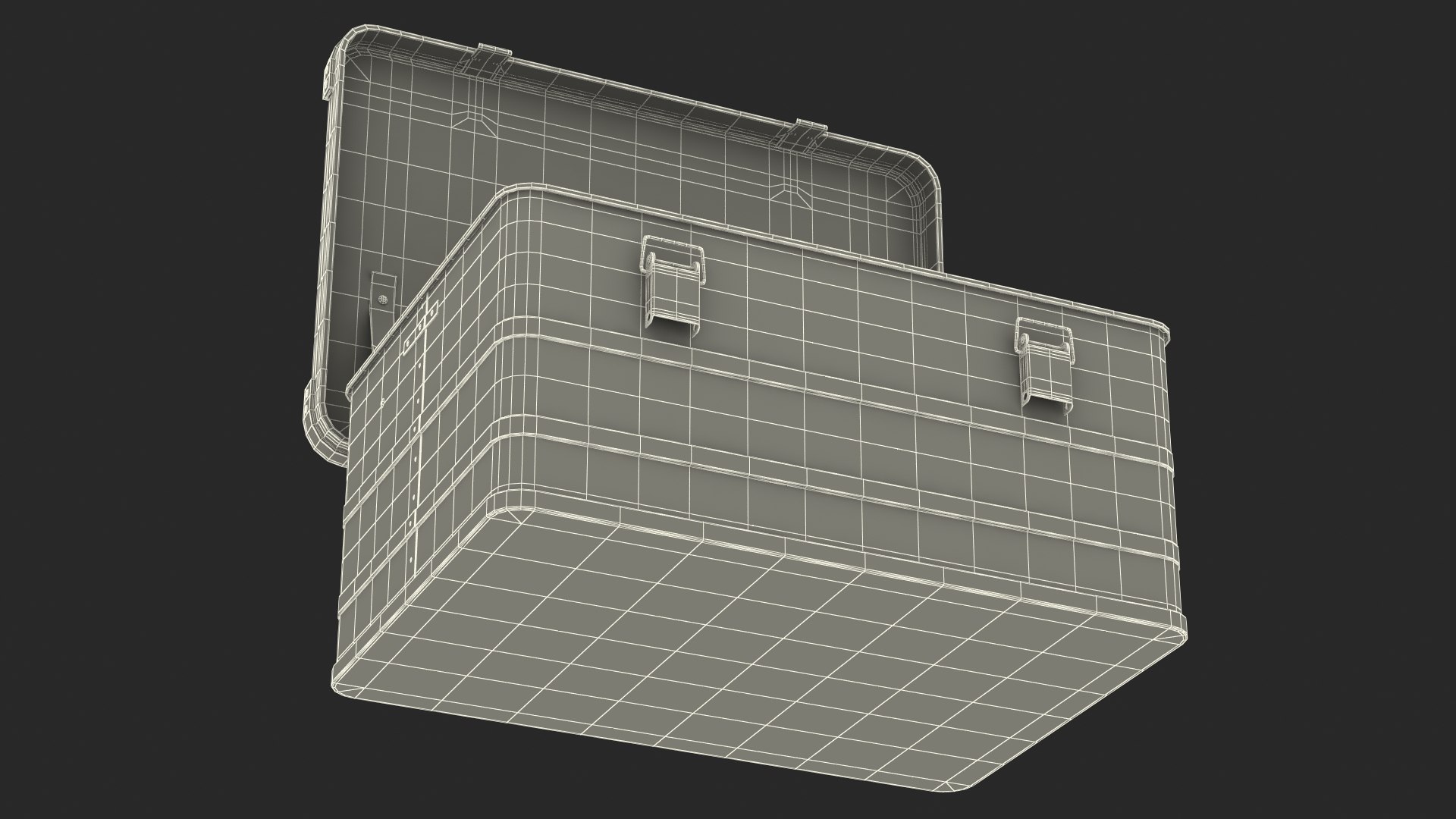 Military Storage Box Medium 3D Model - TurboSquid 2218572