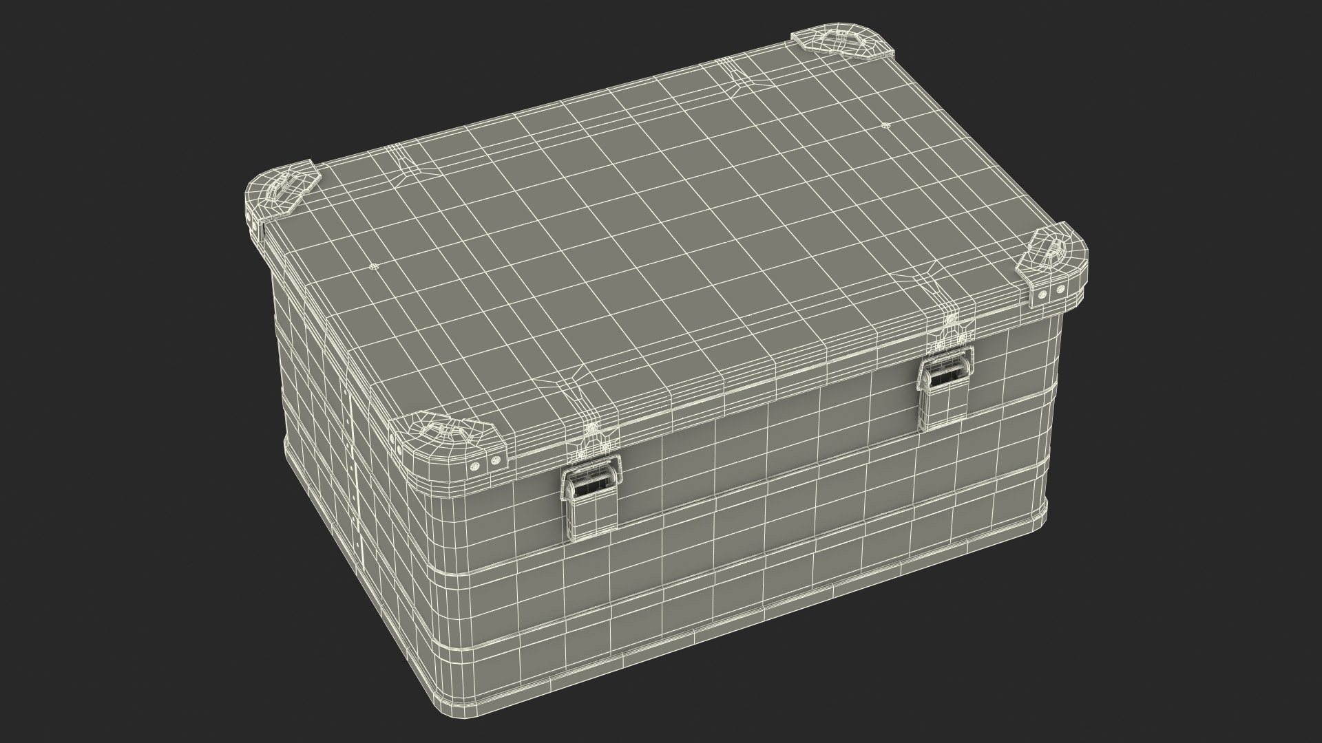 Military Storage Box Medium 3D Model - TurboSquid 2218572