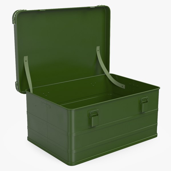 modelo 3d Caja de almacenamiento militar mediana - TurboSquid 2218572