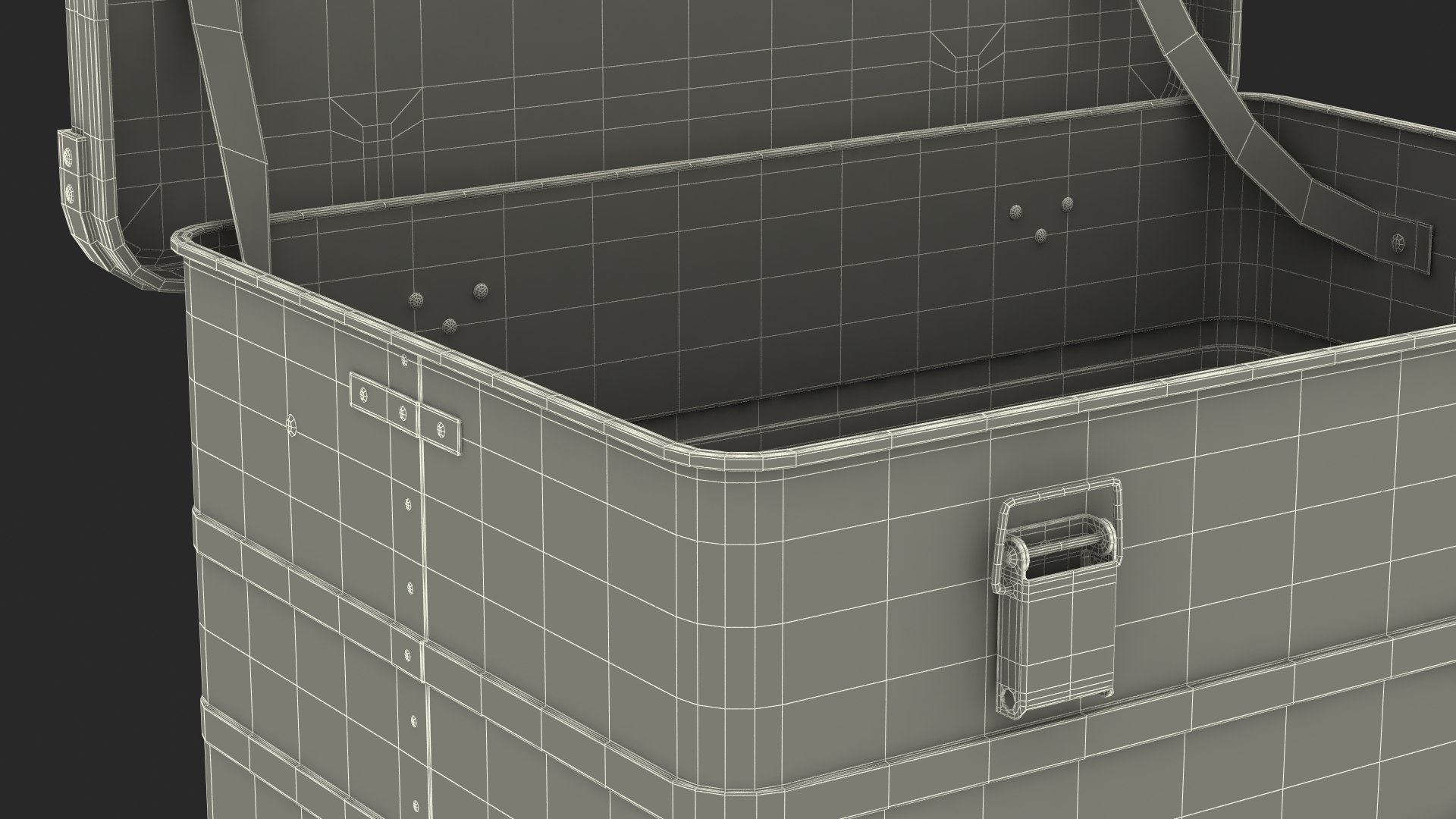 Military Storage Box Medium 3D Model - TurboSquid 2218572