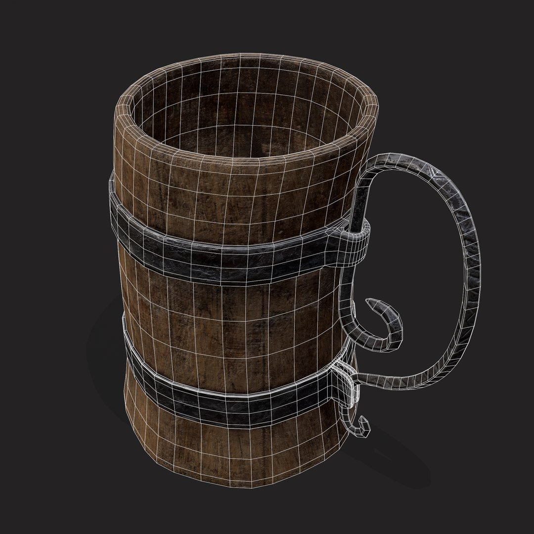 3D Medieval Three Cups - TurboSquid 1926718