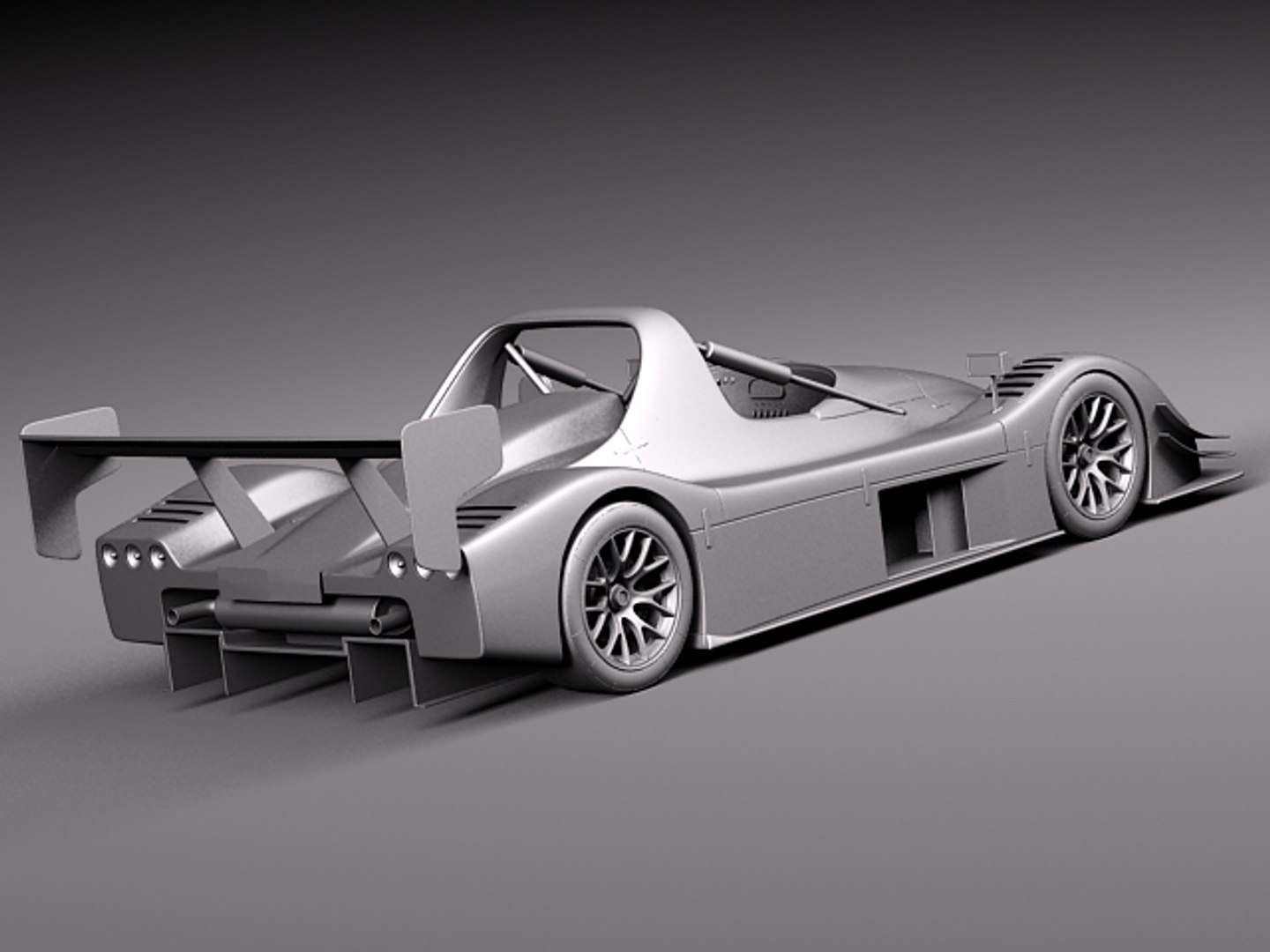 Radical Sr8 Race Car 3d Model