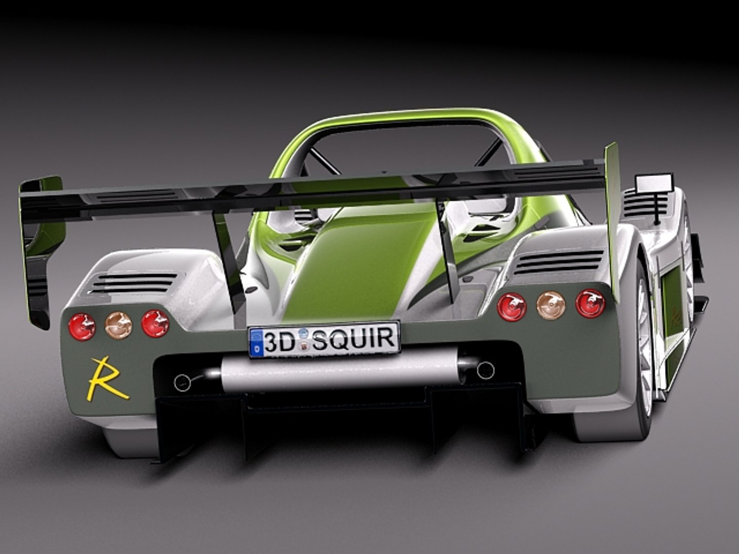 Radical Sr8 Race Car 3d Model