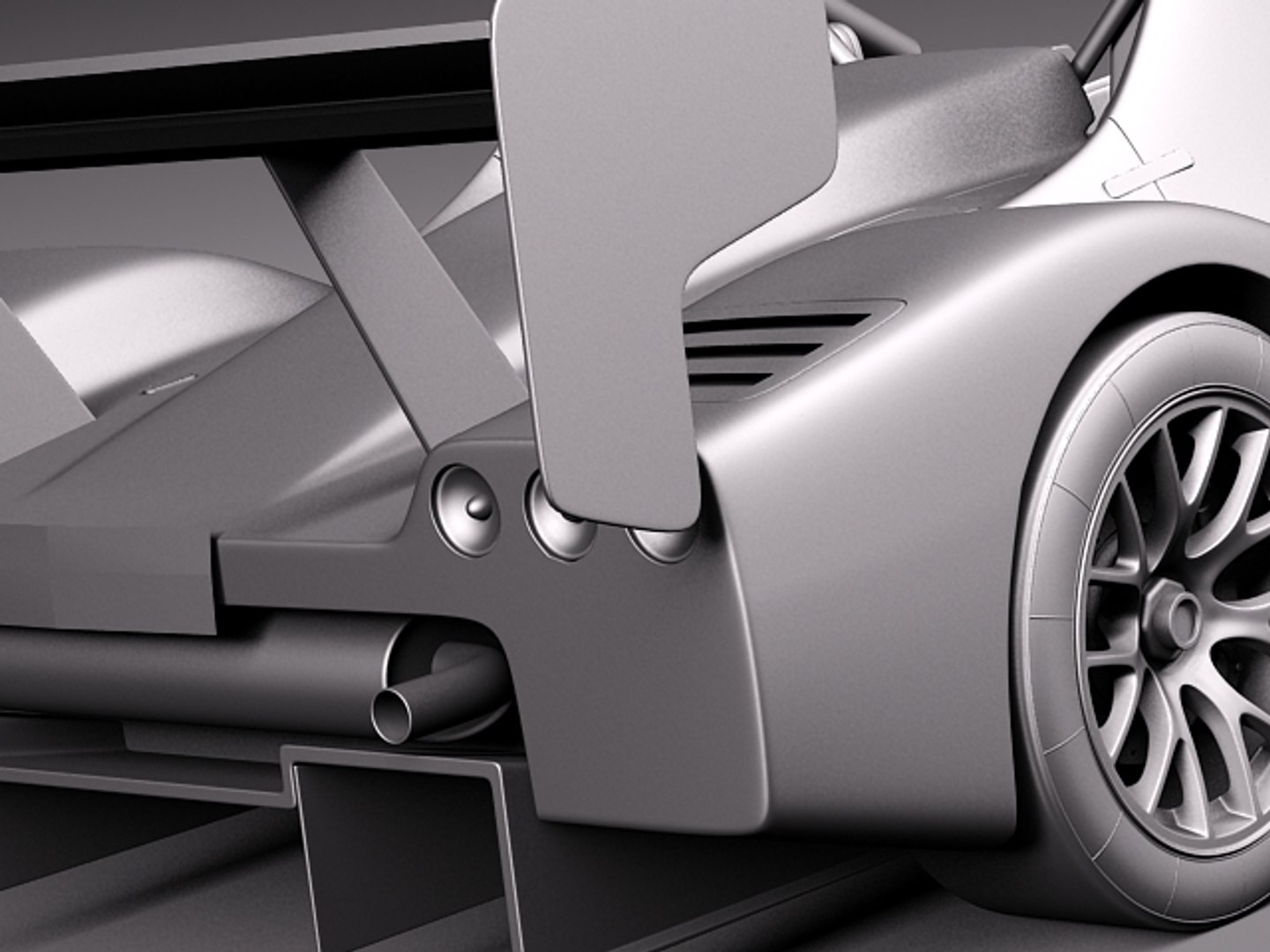 Radical Sr8 Race Car 3d Model