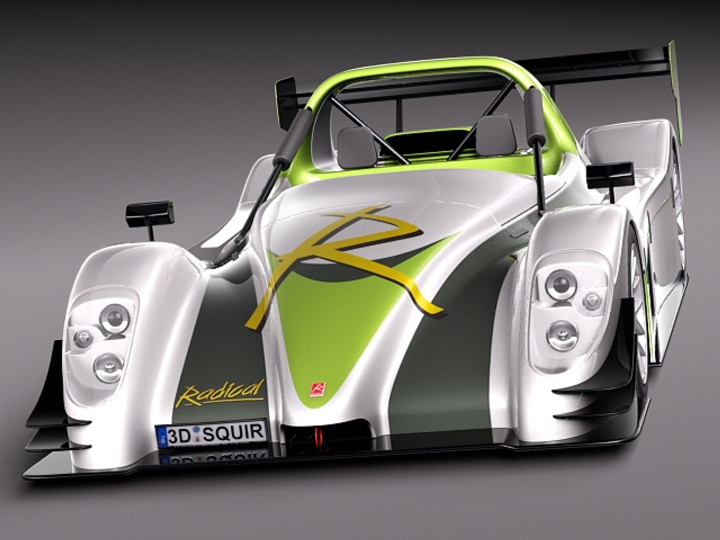 Radical Sr8 Race Car 3d Model