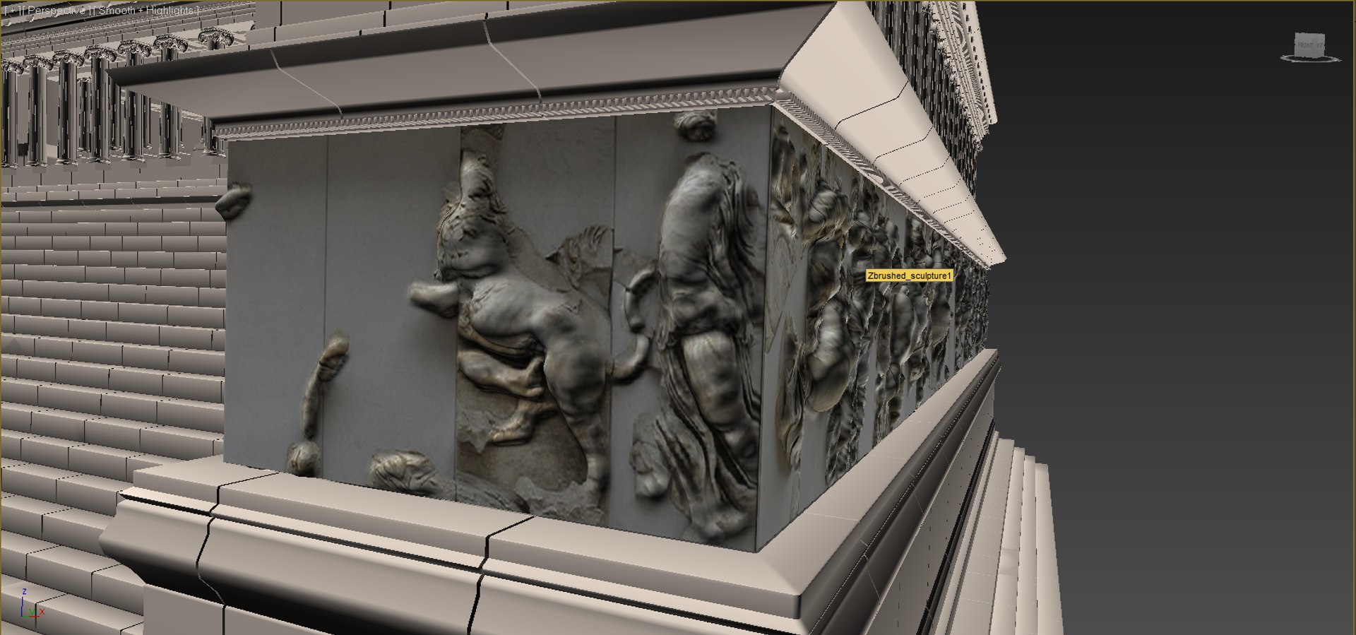 3D Great Zeus Altar Model - TurboSquid 1292647