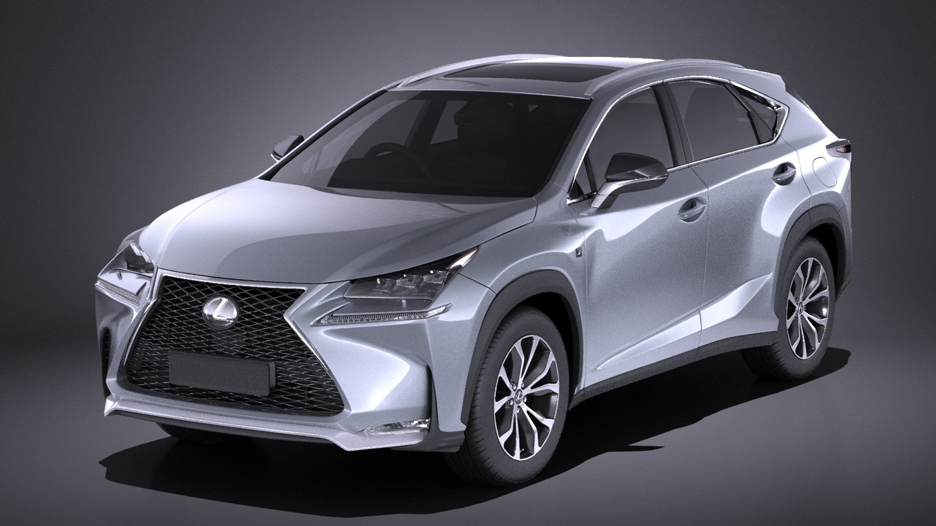Lexus 2017 Nx 3d Max