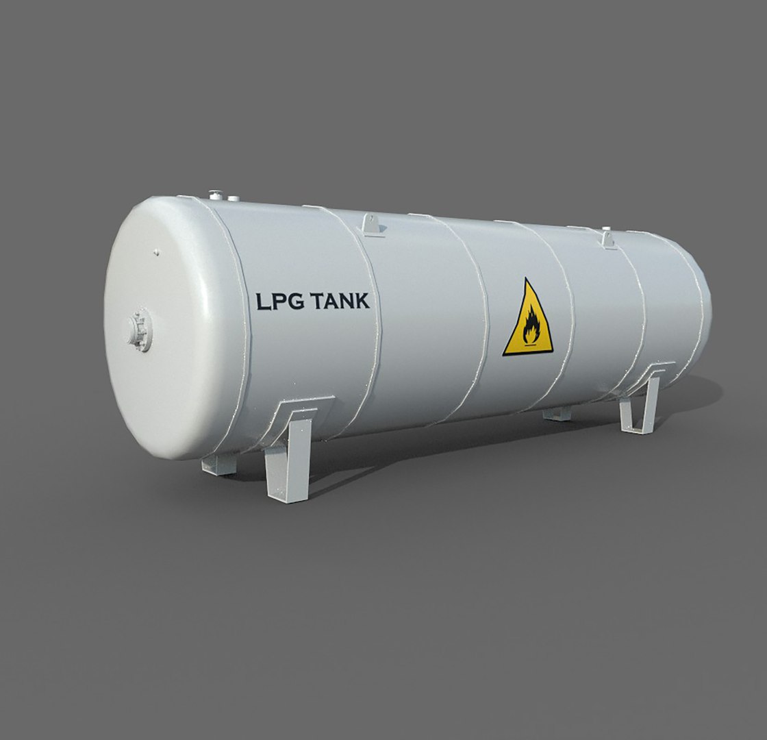 Lpg Storage Tank 3D - TurboSquid 1734685