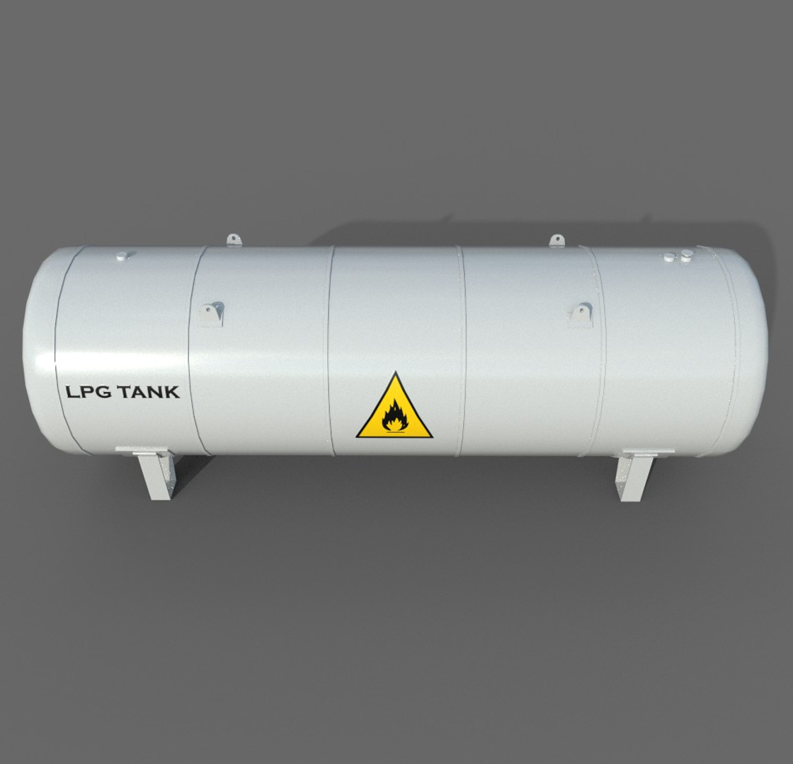 Lpg Storage Tank 3D - TurboSquid 1734685