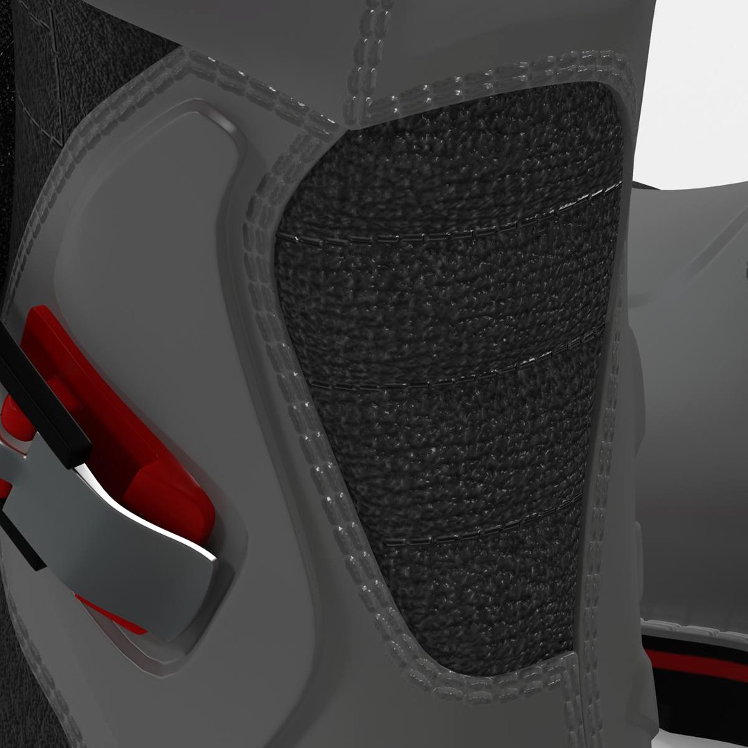 Msr Racing Mxt Boots 3d Model