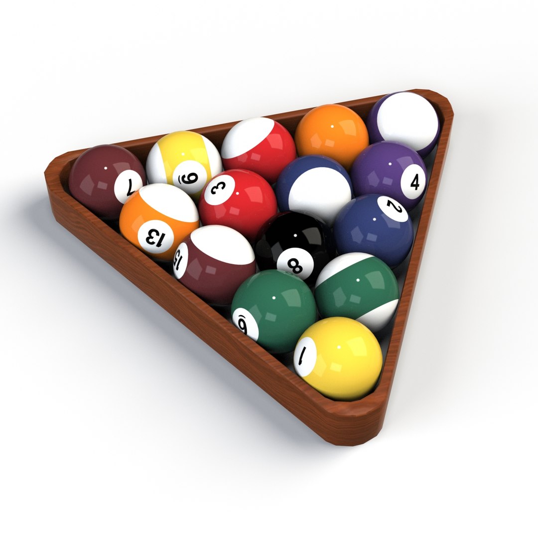 3d Pool Balls