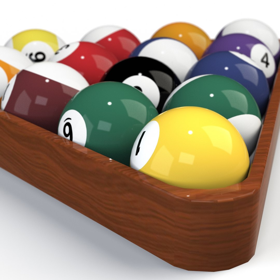 3d Pool Balls