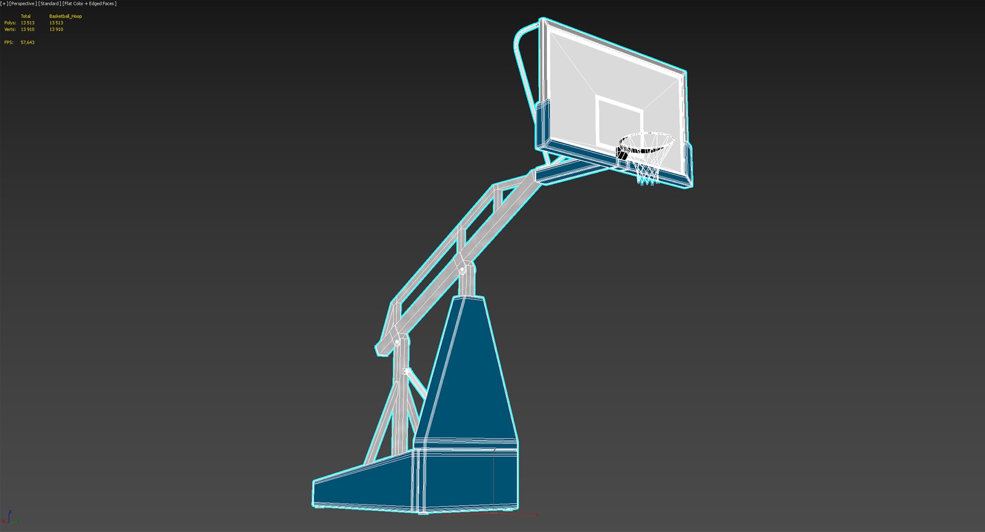 Basketball hoop 3D model - TurboSquid 1501169