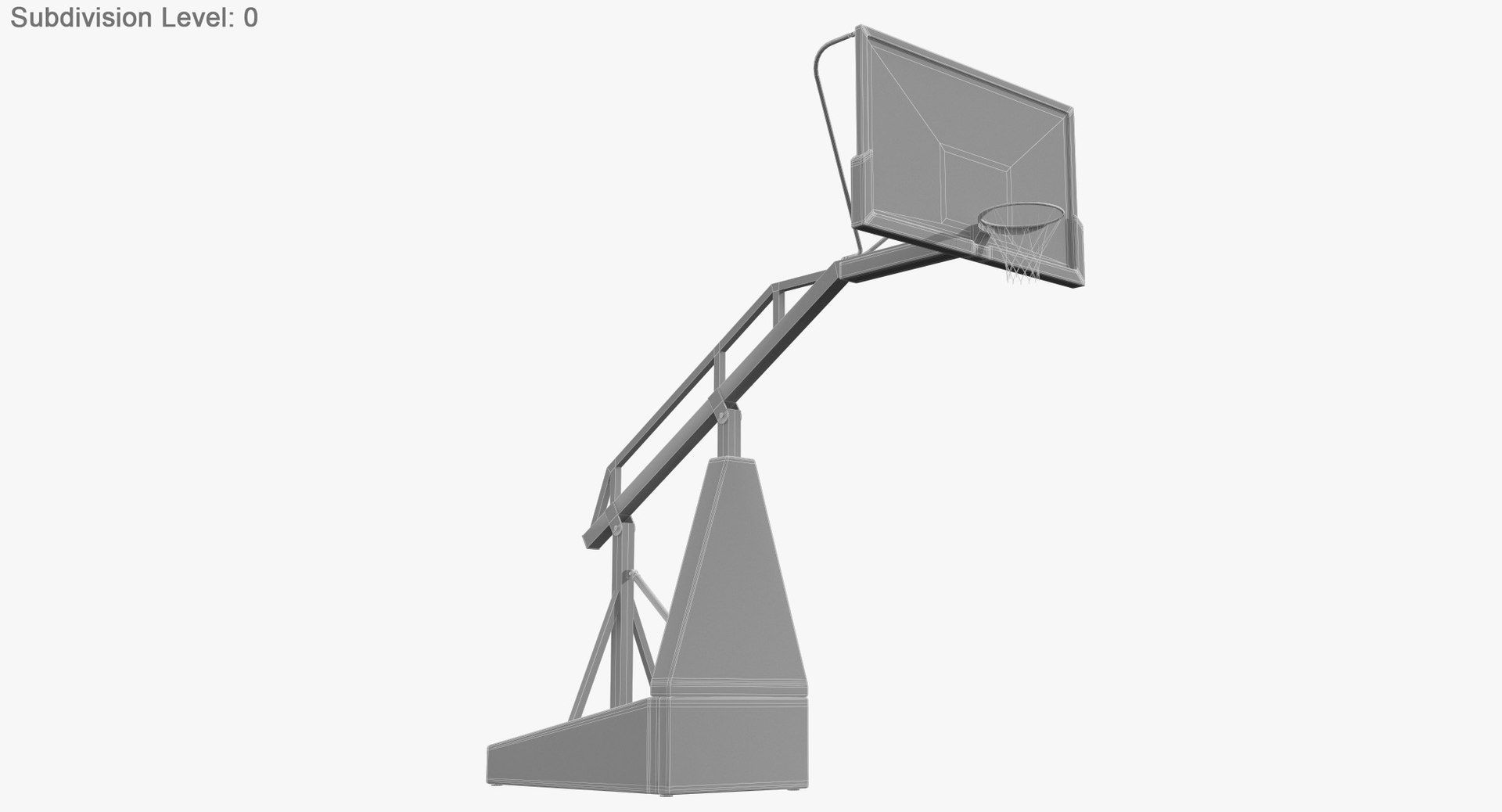 Basketball hoop 3D model - TurboSquid 1501169