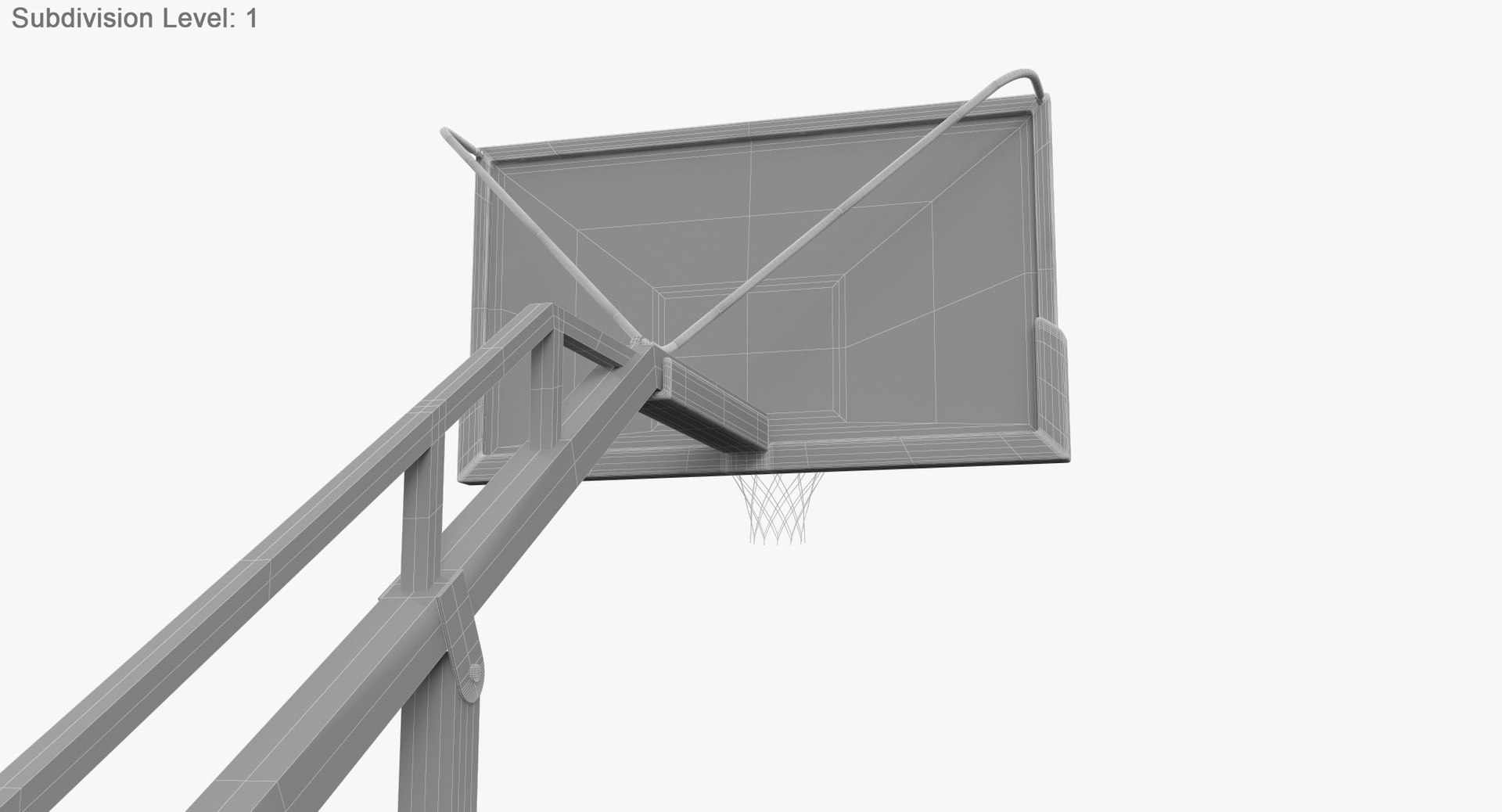 Basketball hoop 3D model - TurboSquid 1501169