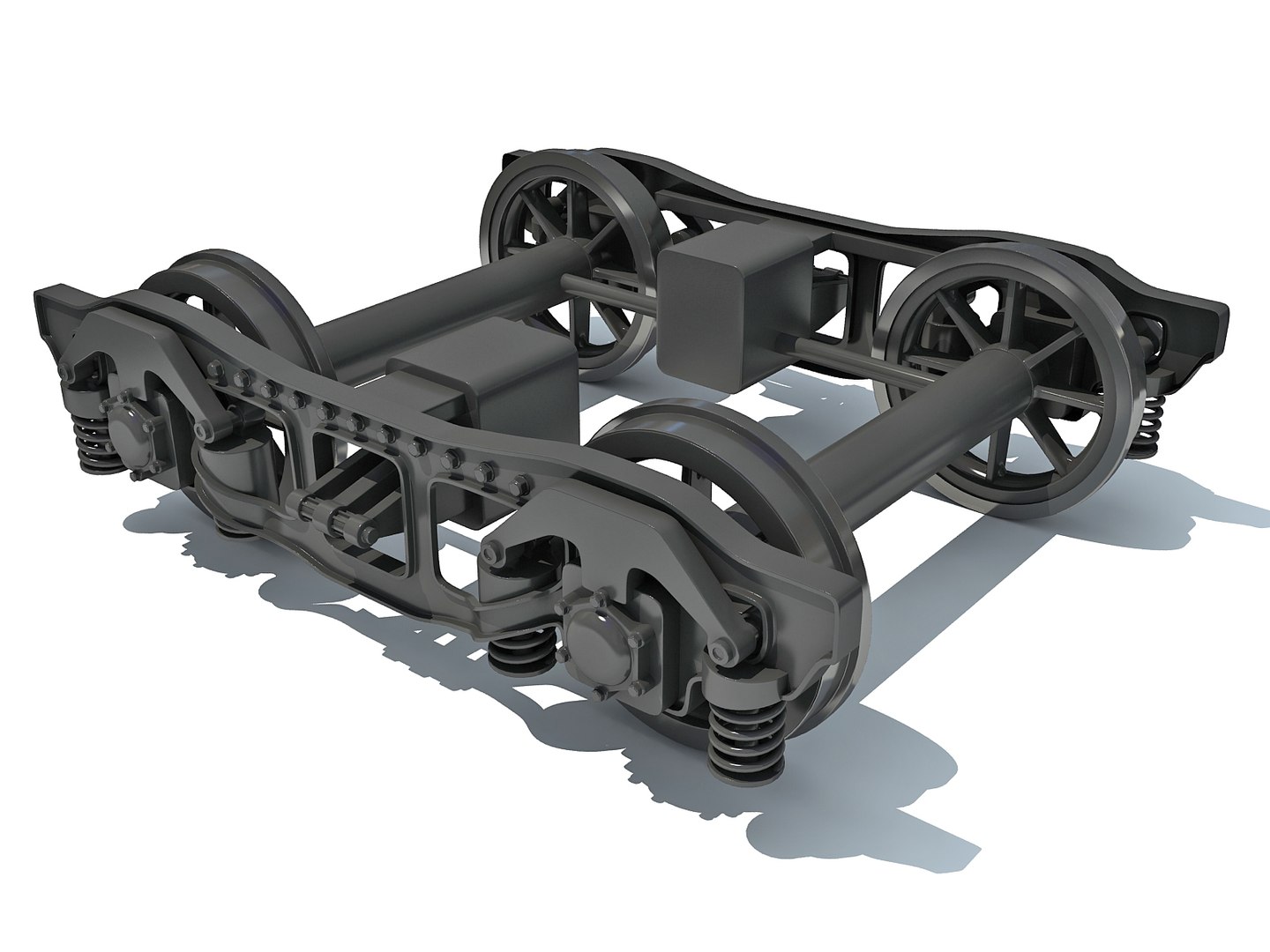 Train Bogie 3D Model - TurboSquid 1390161